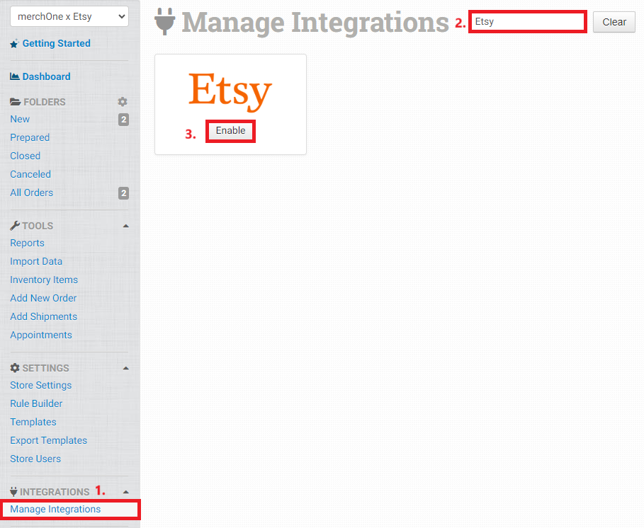 How to connect to Etsy through Order Desk?