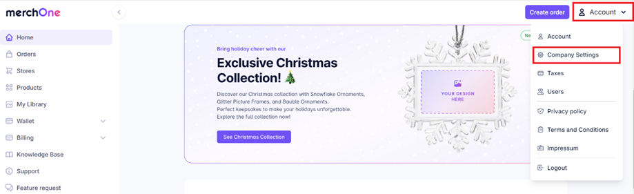 How to set up Wallet invoicing?