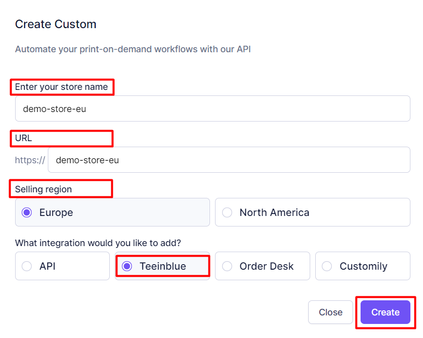 How to connect to Teeinblue?